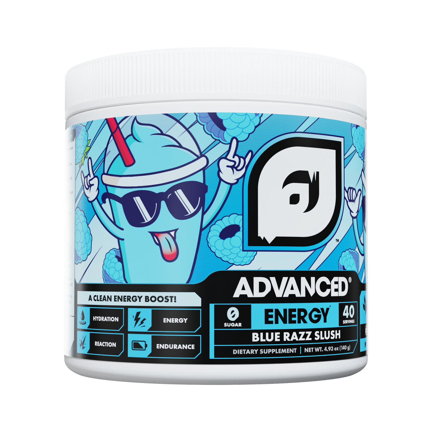 Blue Razz Slush Energy Gaming Supplement