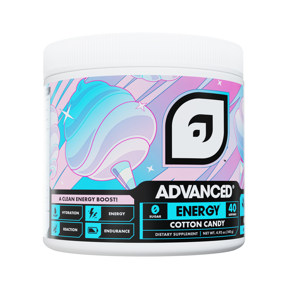 Cotton Candy Energy Gaming Supplement