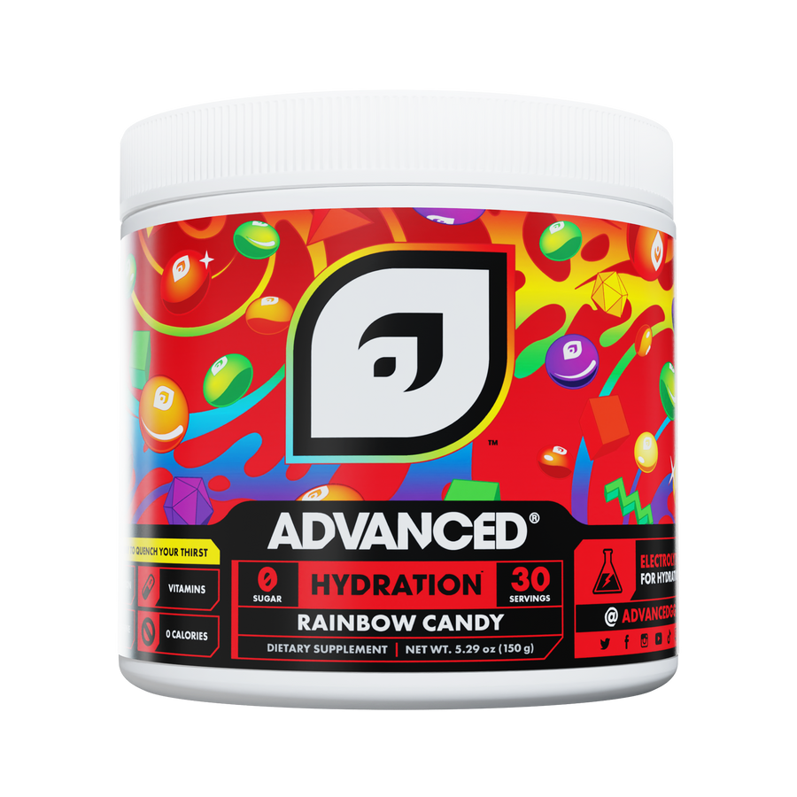 Rainbow Burst Hydration Gaming Supplement