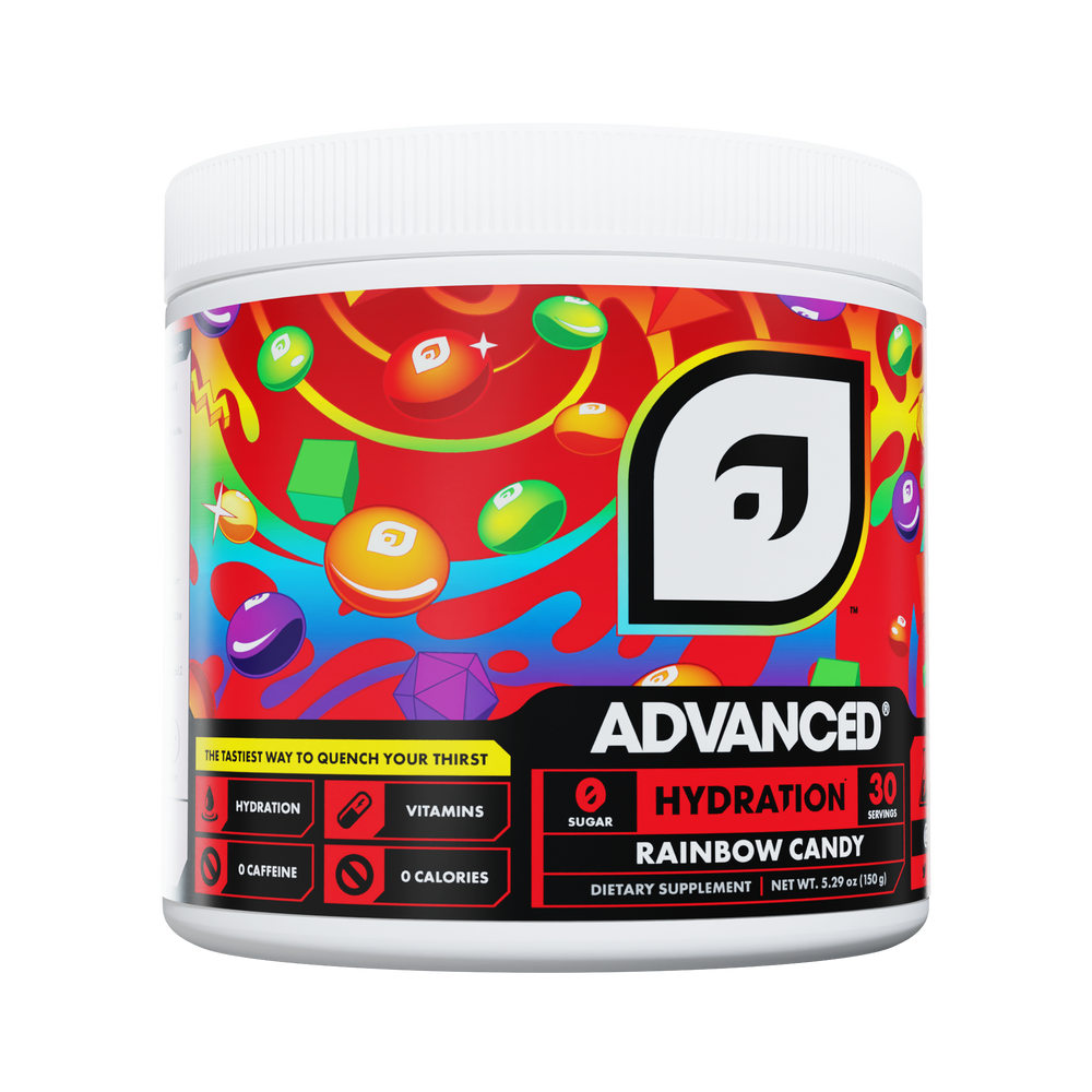 Rainbow Burst Hydration Gaming Supplement