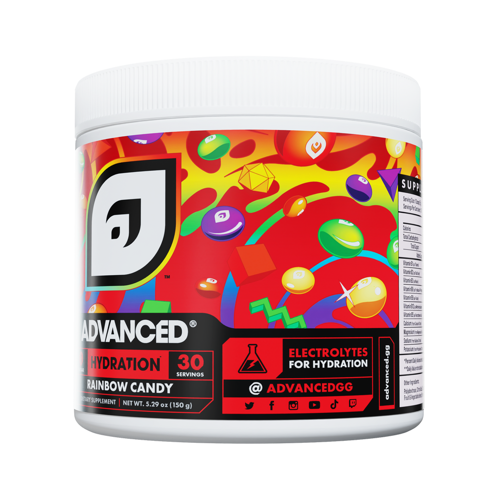 Rainbow Burst Hydration Gaming Supplement