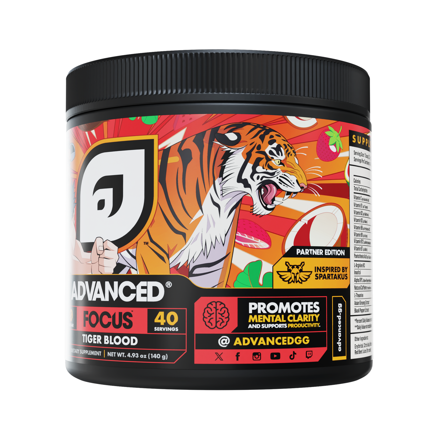 Spartakus' Tiger Blood Focus Gaming Supplement
