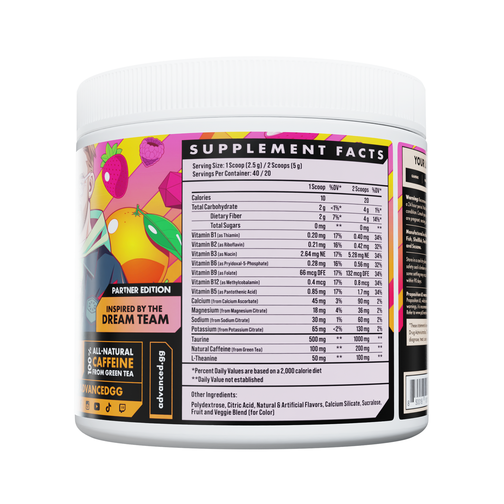 Dream Team Punch Energy Gaming Supplement