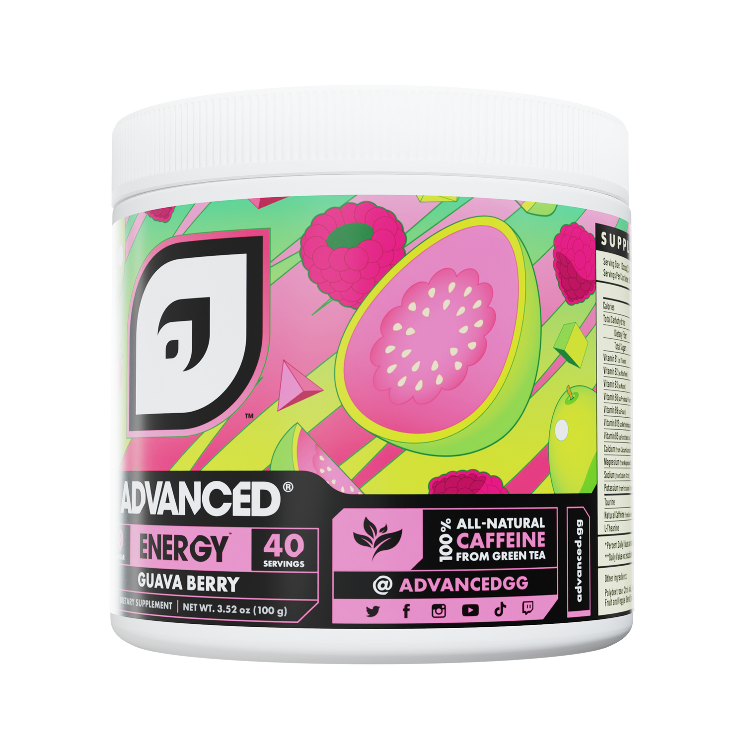 Guava Berry Energy Gaming Supplement
