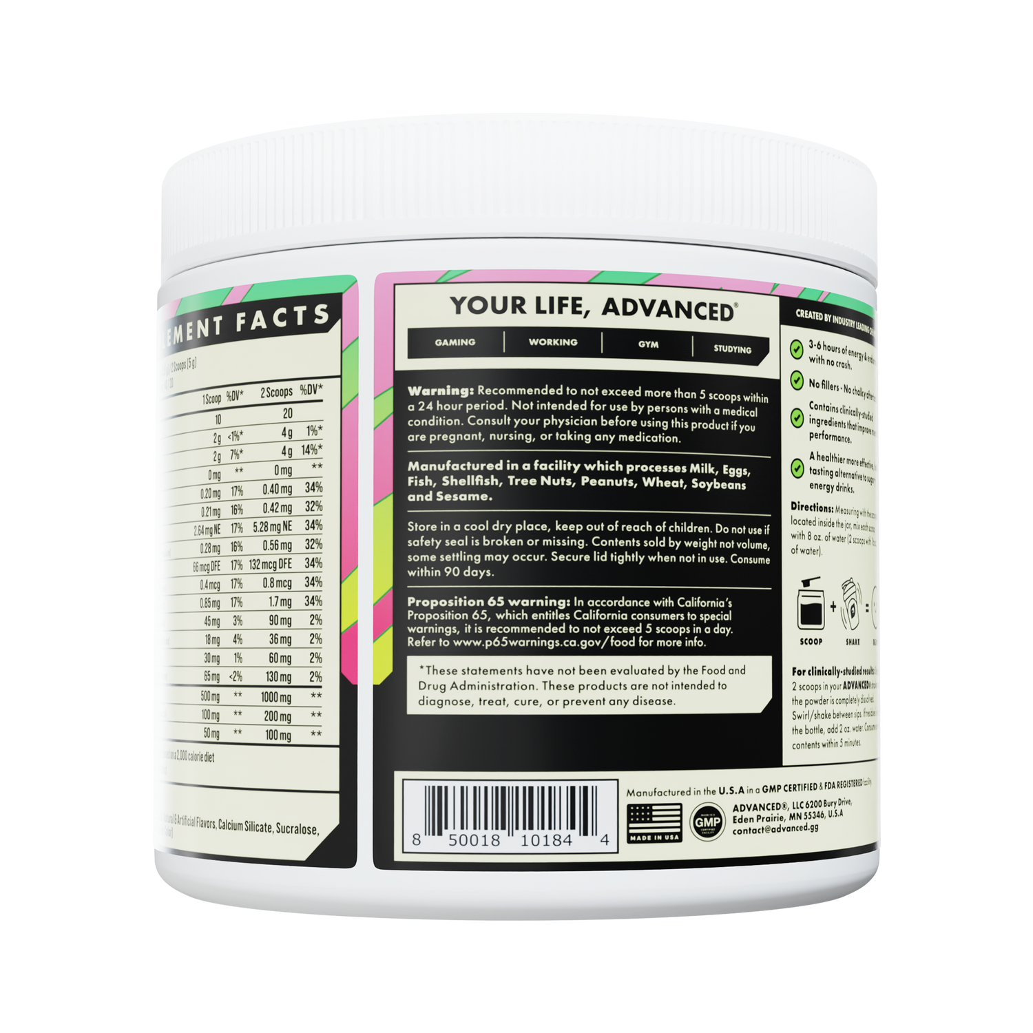 Guava Berry Energy Gaming Supplement