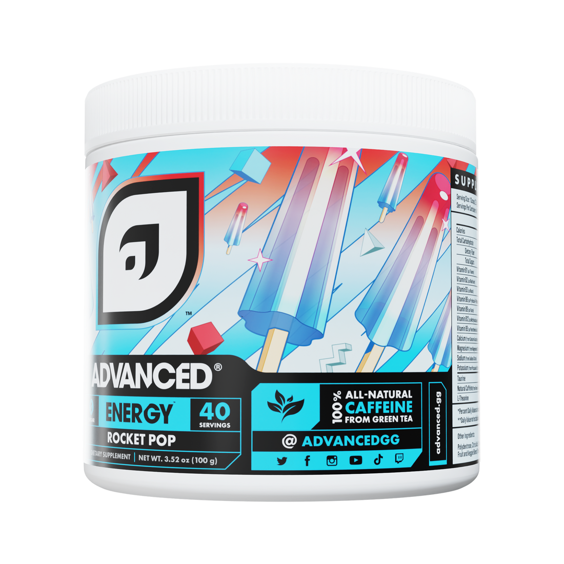 Rocket Pop Energy Gaming Supplement