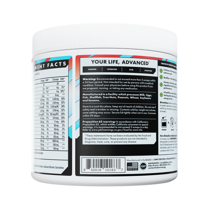 Rocket Pop Energy Gaming Supplement