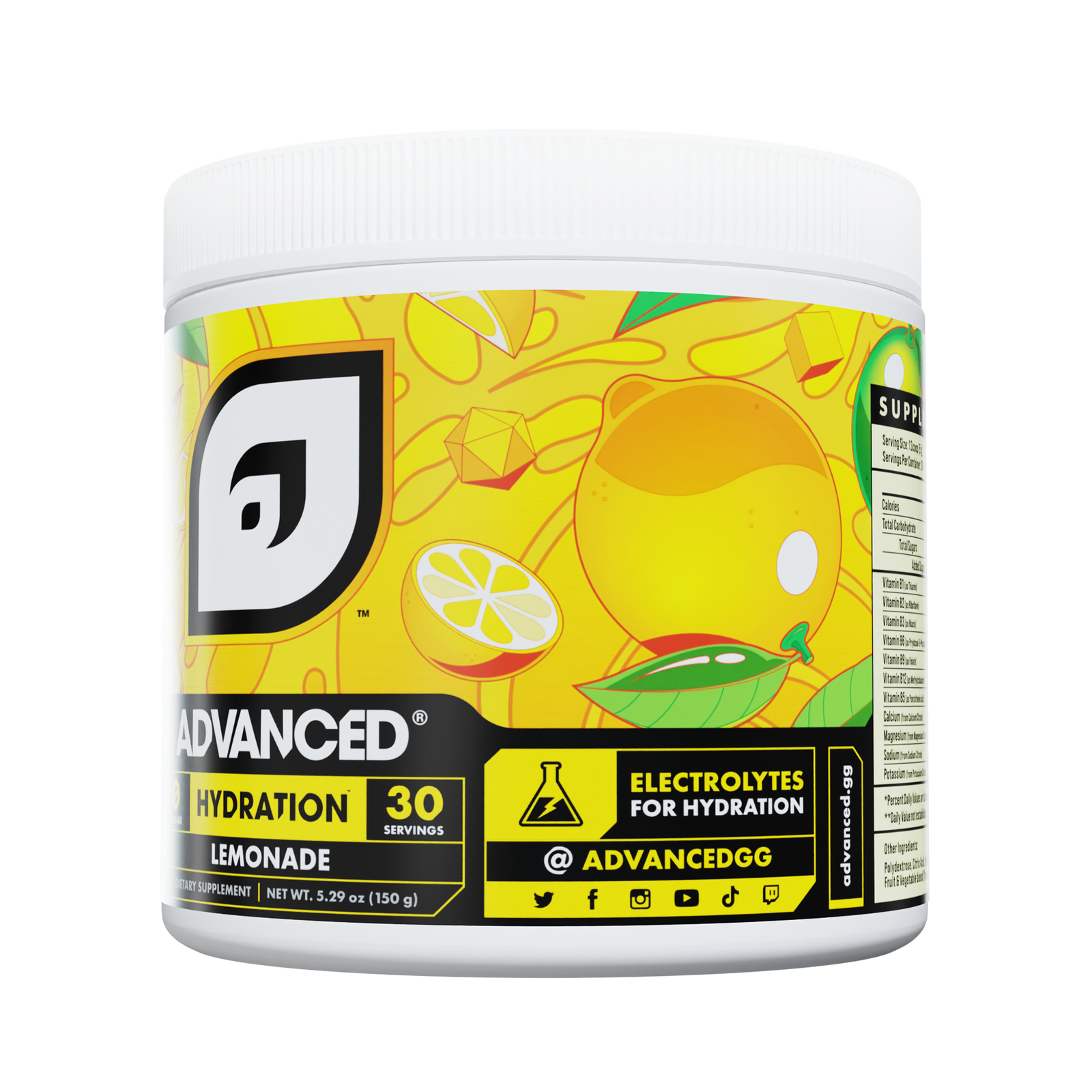 Lemonade Hydration Gaming Supplement