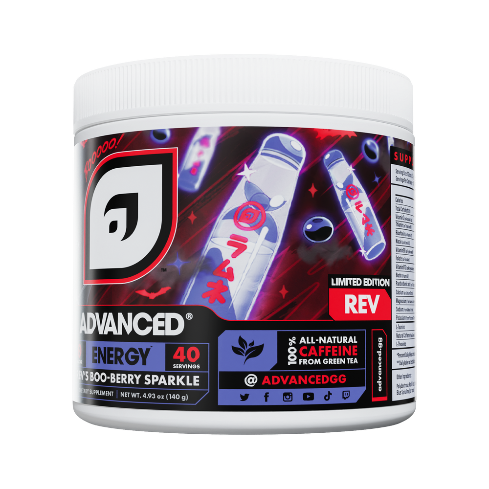 Blueberry Ramune Energy Gaming Supplement