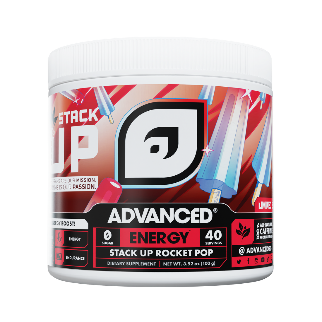 Rocket Pop Energy Gaming Supplement
