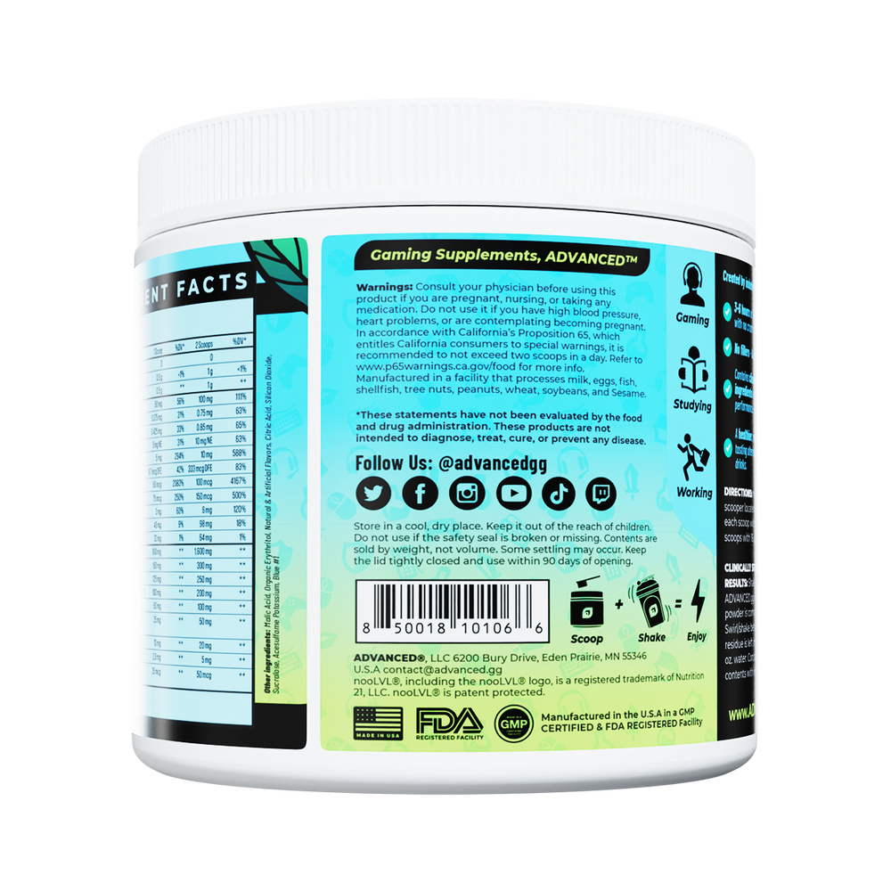 Gaming Supplement Focus Drinks