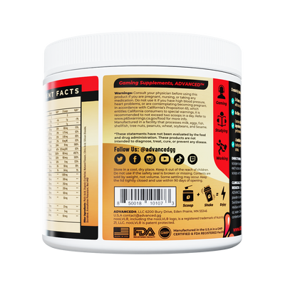 Gaming Supplement Focus Drinks