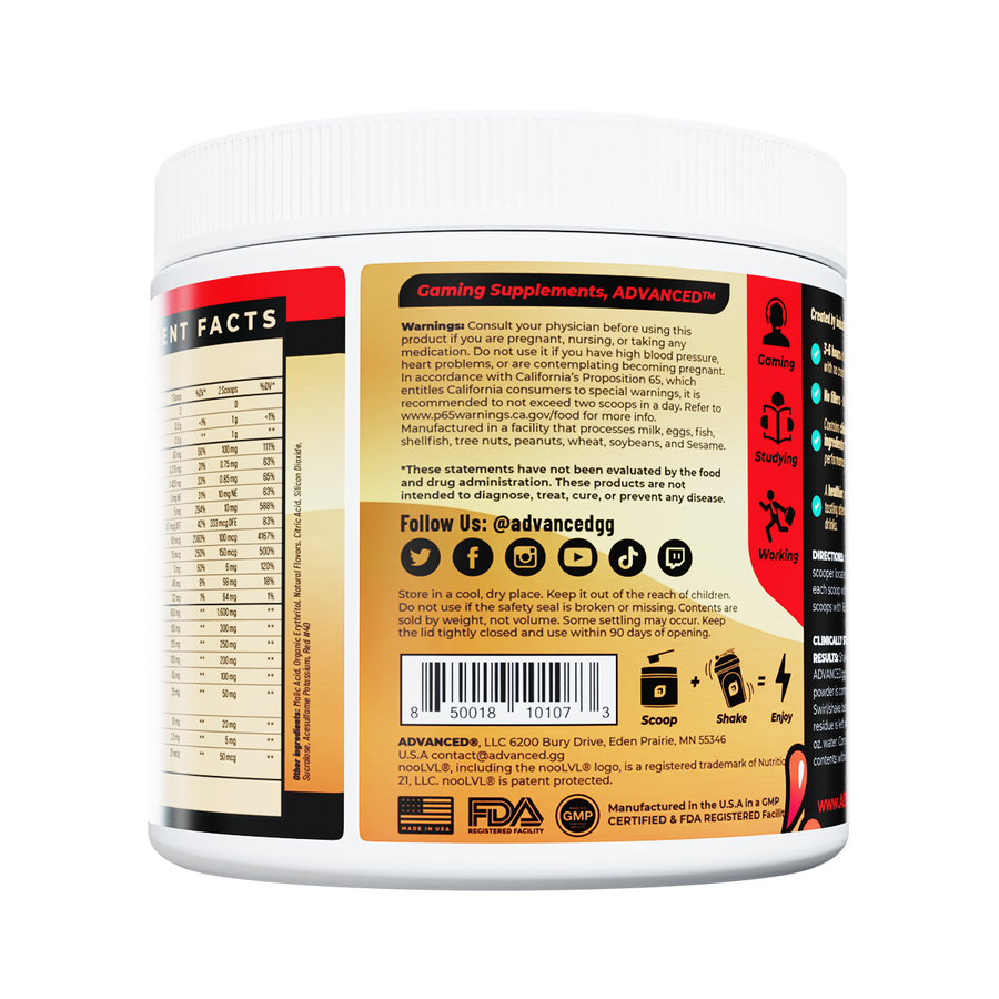 The Best Powders & Gaming Supplements for Gamers | ADVANCED.gg