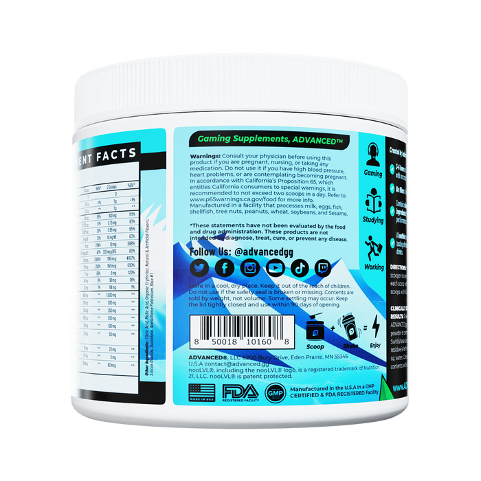 Gaming Supplement Focus Drinks